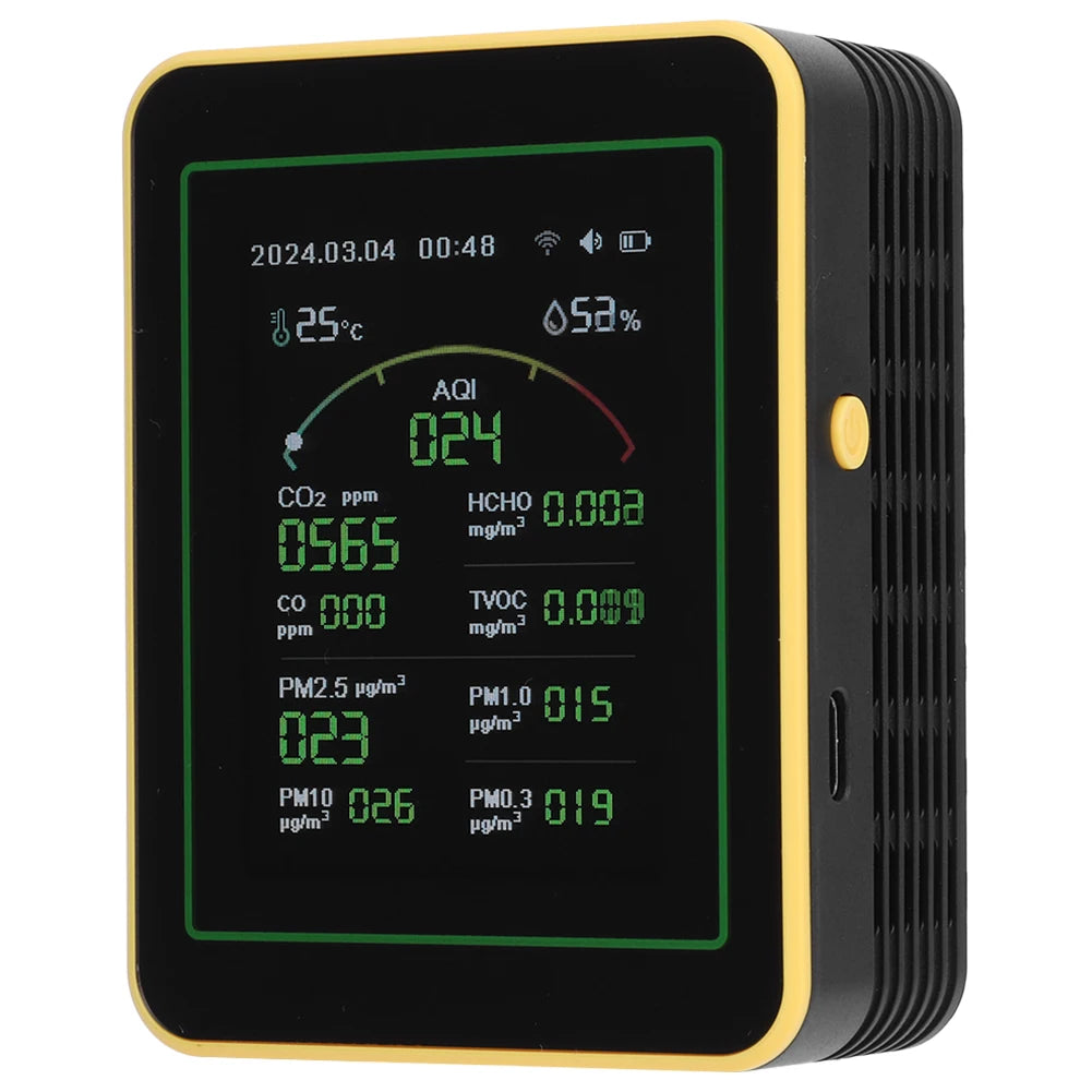 Hign-concerned Tuya 15 In 1 WiFi Air Quality Detector And Meter – Pure ...